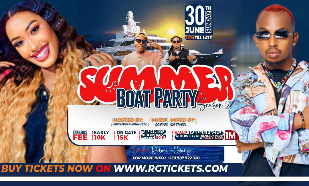 SUMMER BOAT PARTY | RG Tickets
